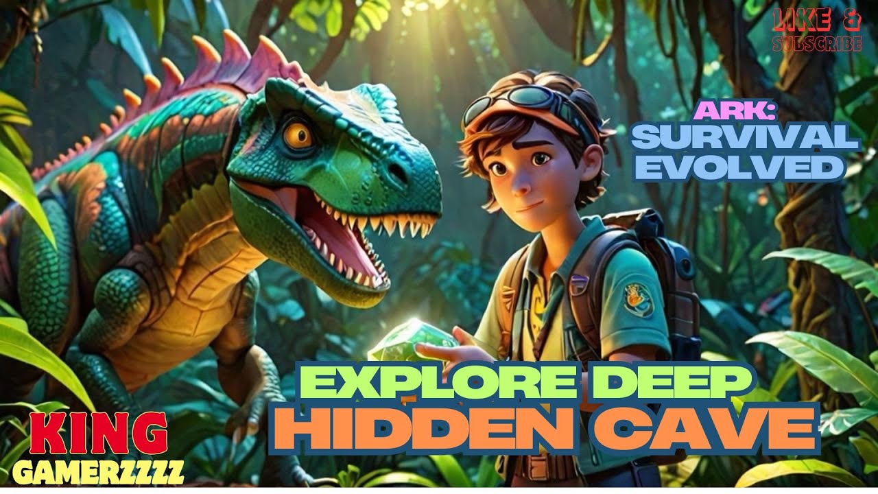 🔴 LIVE - Explore DEEP Hidden Cave Secrets Ark Survival's!🦖🔥(DAY-18) - YouTube