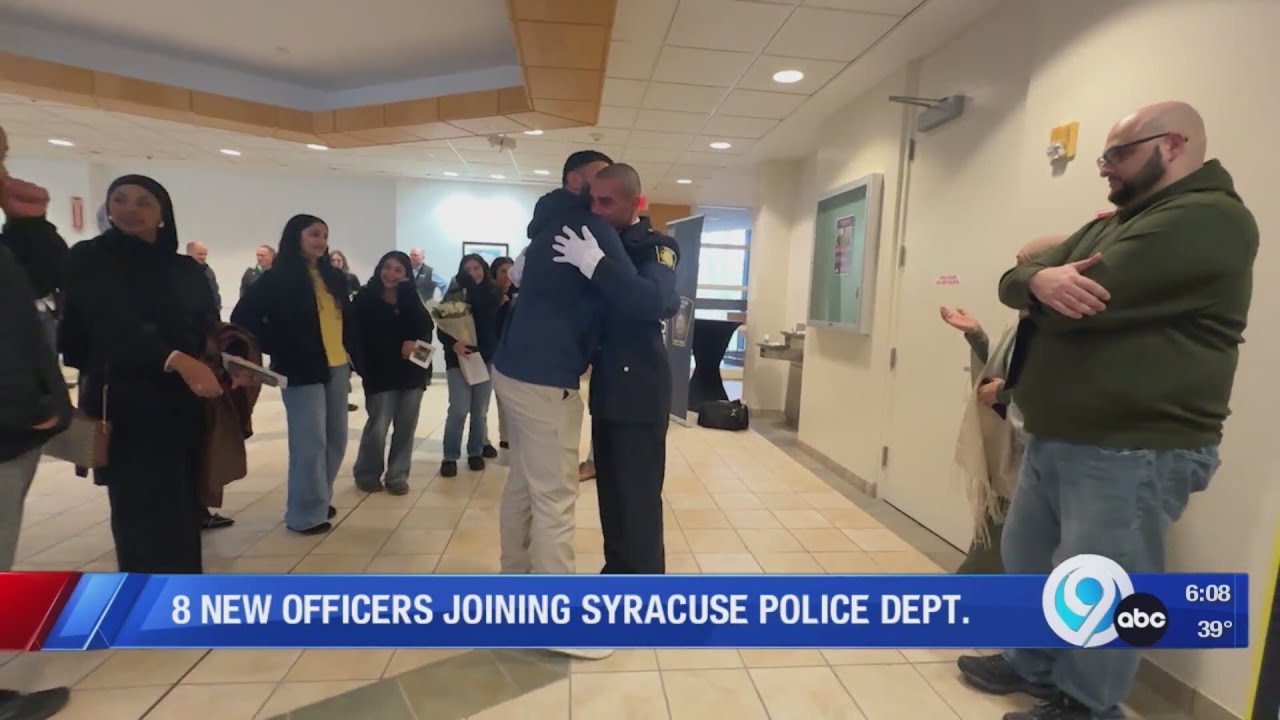 8 new officers joining the Syracuse Police Department - YouTube