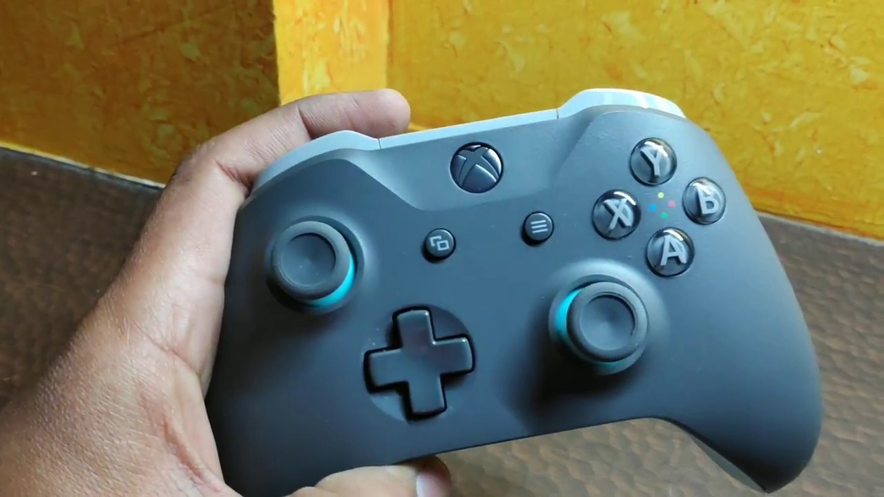 Unboxing of Xbox one controller(blue and grey) - YouTube