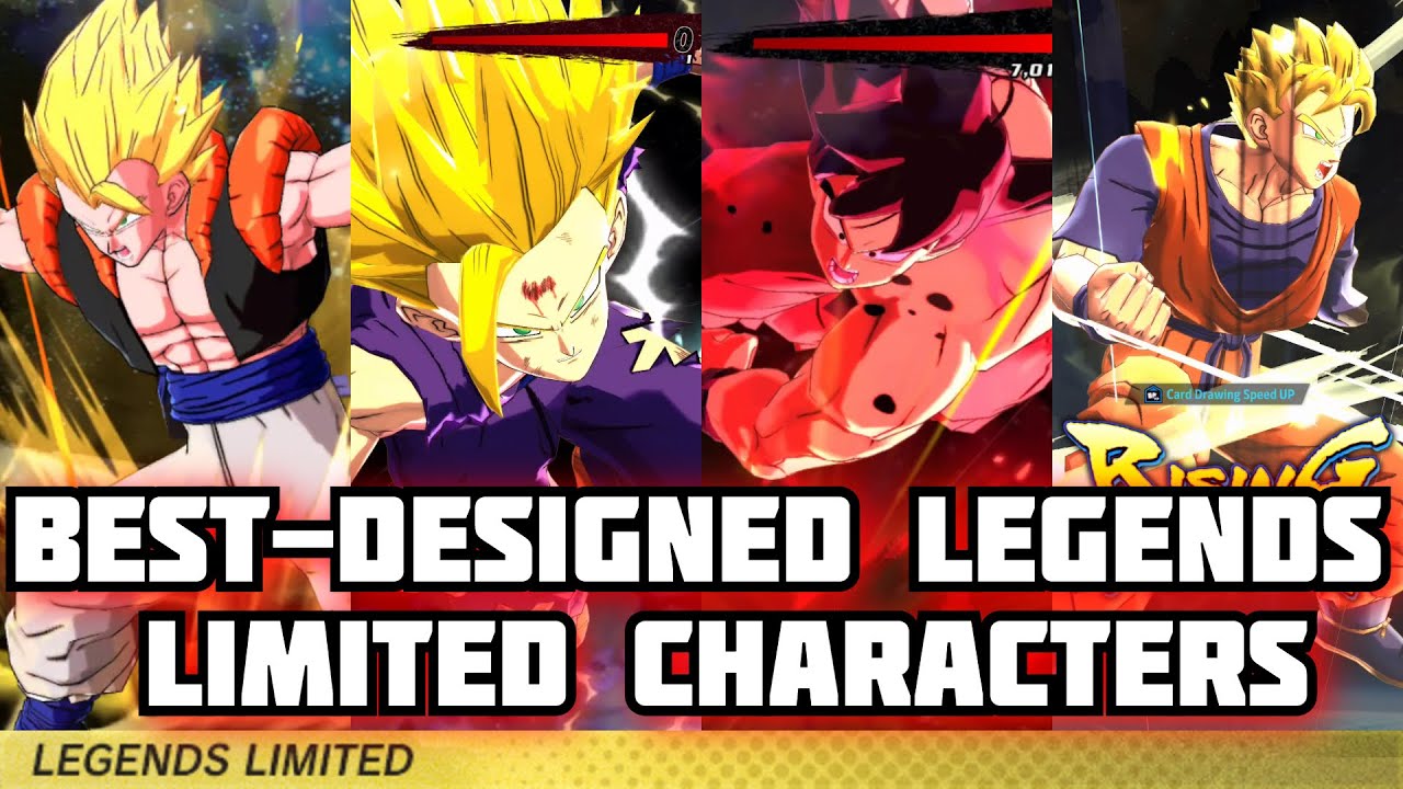Best Designed Legends Limited Characters In Dragon Ball Legends - YouTube