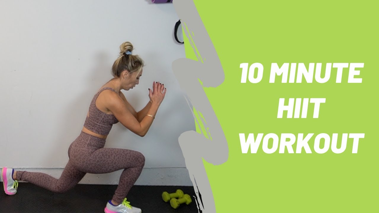 10 MINUTE HIIT WORKOUT- calorie blaster - YouTube