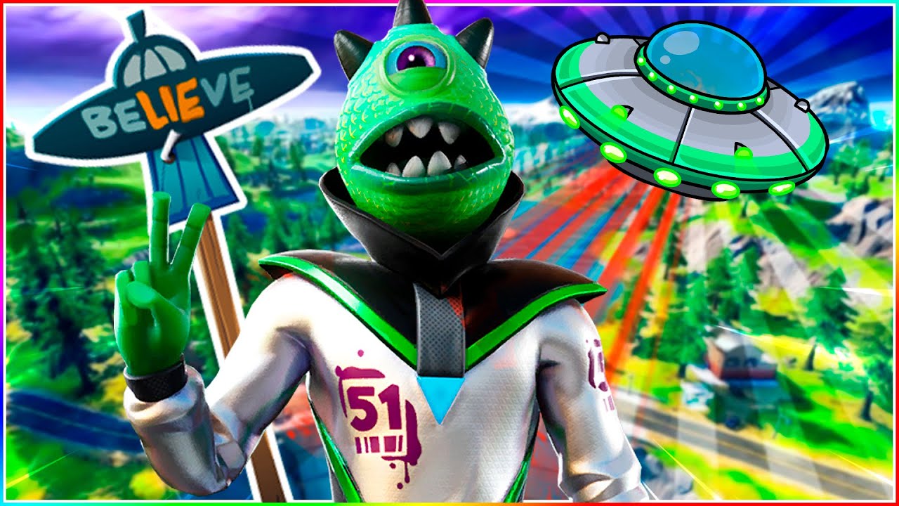 JAGTER UFOER & ALIENS! | Dansk Fortnite - YouTube