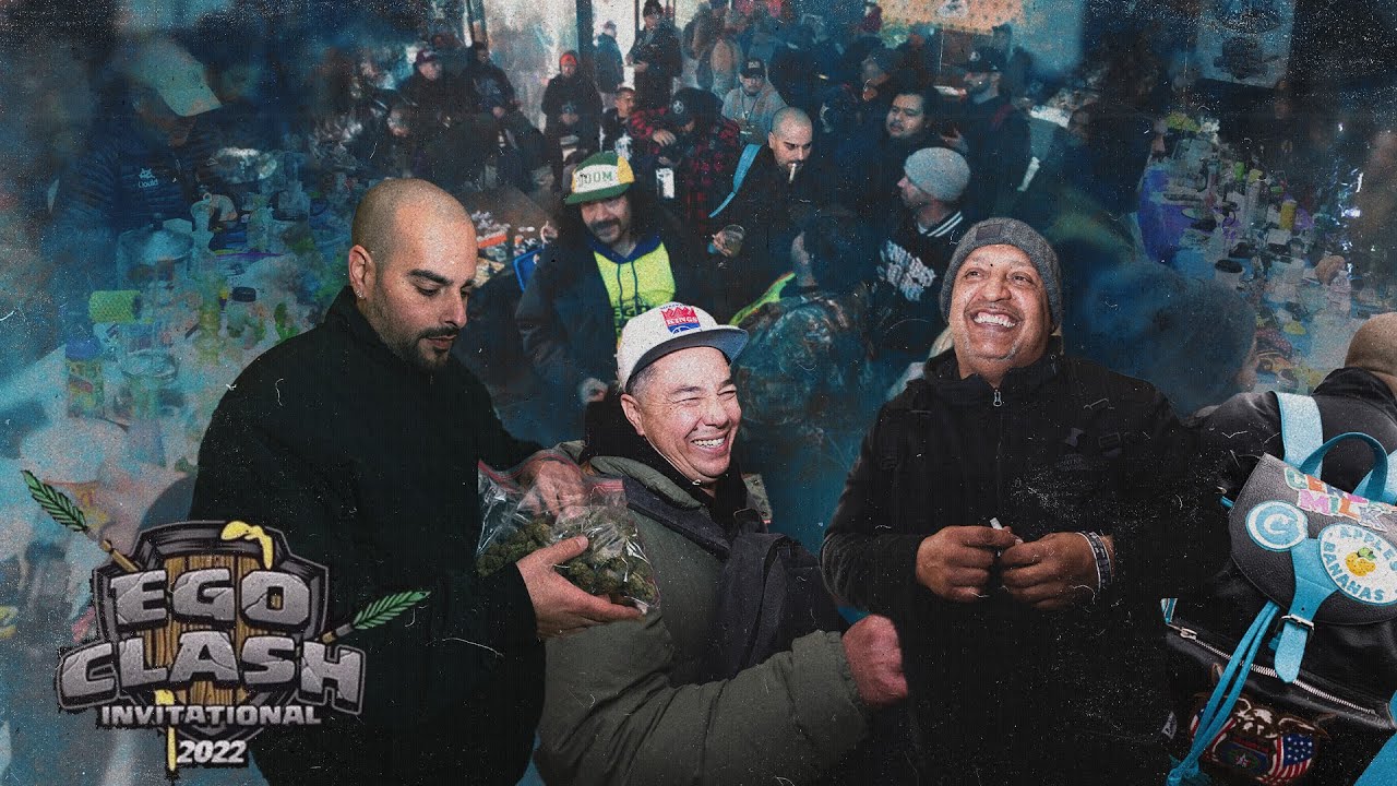 Berner stops by Ego Clash for good vibes & tasty hash! - YouTube