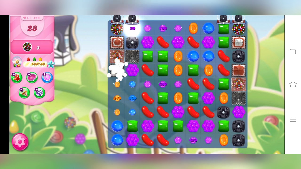 Swipe Match Relax || Sweet Combo || Candy Crush Saga Level 286 No ...