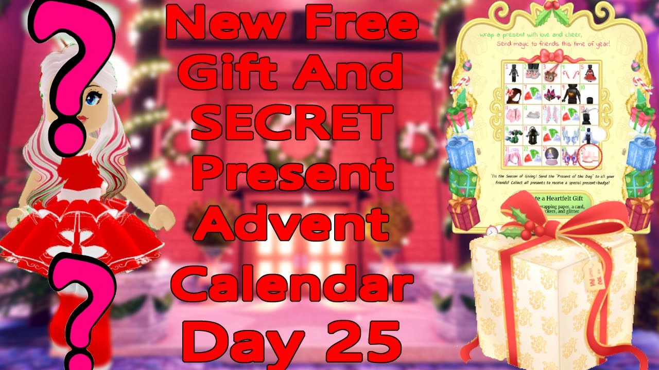 NEW FREE Accessory And SECRET GIFT Advent Calendar Day 25 In Royale ...