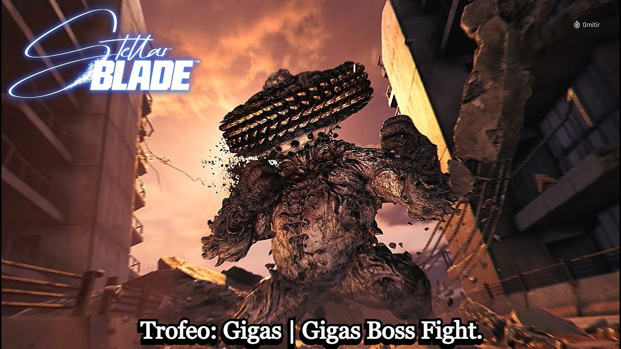 Stellar Blade | Trofeo: Gigas | Gigas Boss Fight. - YouTube