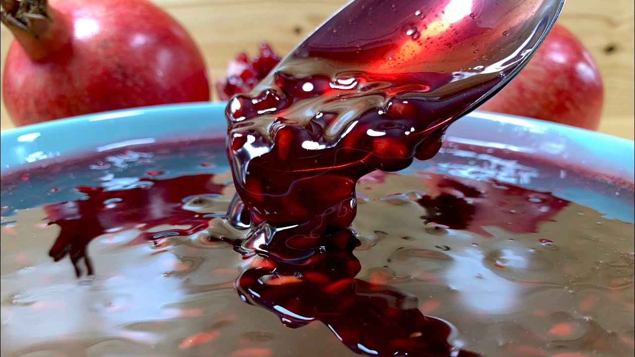 How To Make Pomegranate Jam At Home | Easy Pomegranate Jam Recipe ...