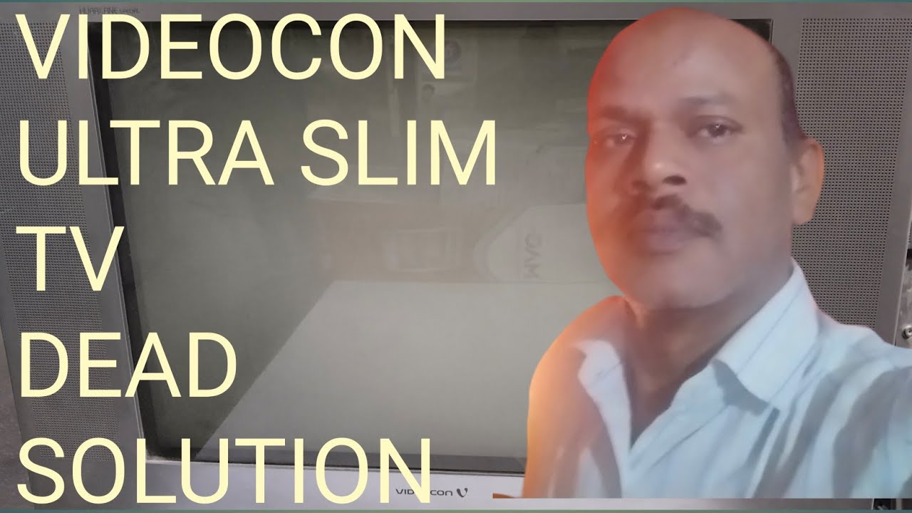 Videocon ultra slim tv dead solution Str 0765 supply - YouTube
