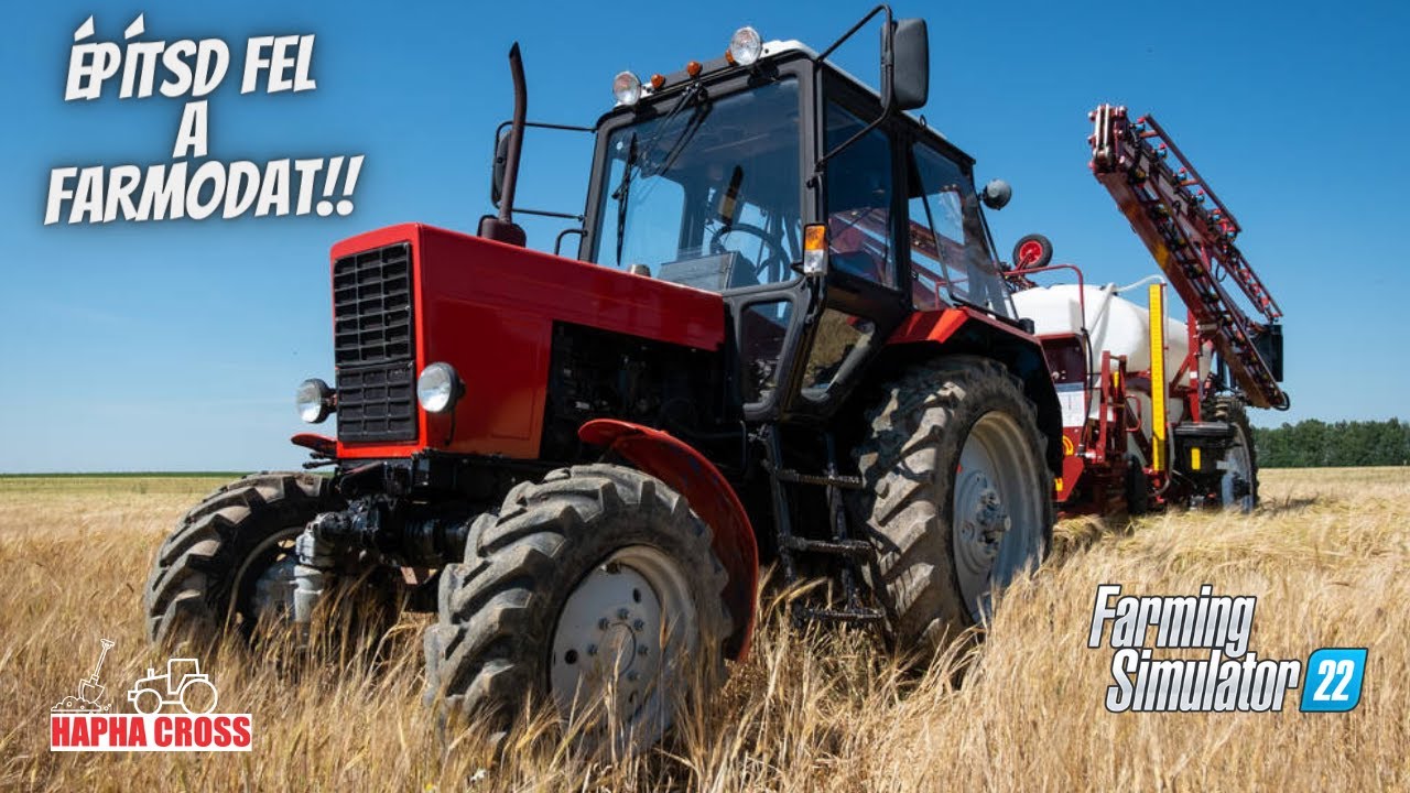 Farming Simulator 22 LIVE 🚜 | ÉPÍTSD FEL A FARMODAT!!🌾 | Logitech Farm ...