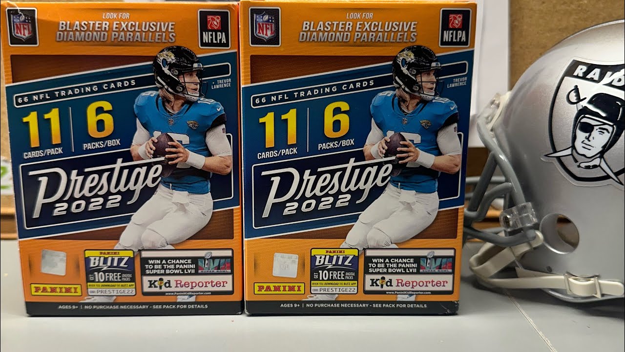 NFL FOOTBALL PRESTIGE 2022 BLASTER BOX REVIEW. PULLING NUMBERED CARDS ...