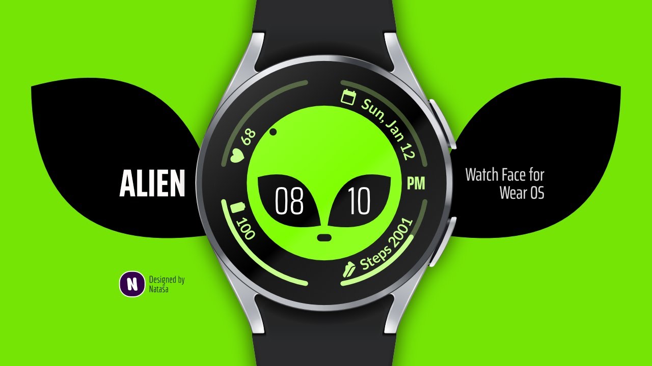 Alien: Watch Face for Wear OS 4 & 5 - YouTube