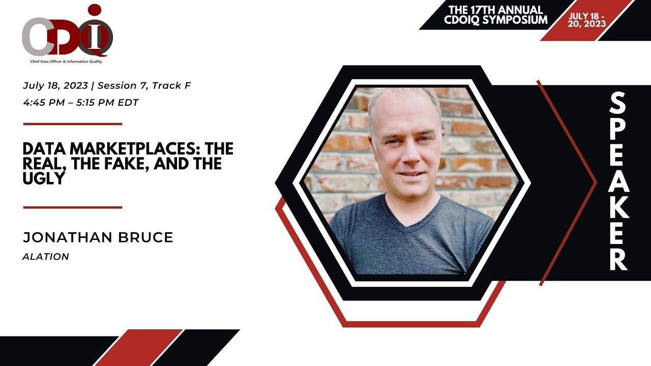 2023 CDOIQ Symposium Session 7F - Jonathan Bruce - YouTube