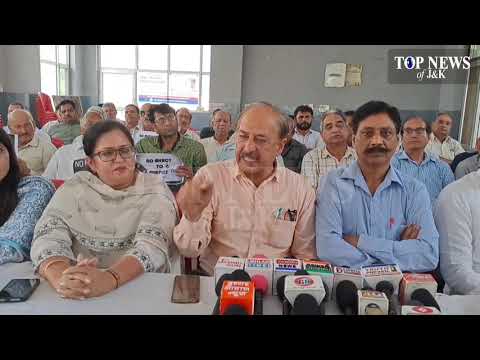 Joint action committee of SC, ST and OBC organizations hold Press conference in Jammu - YouTube