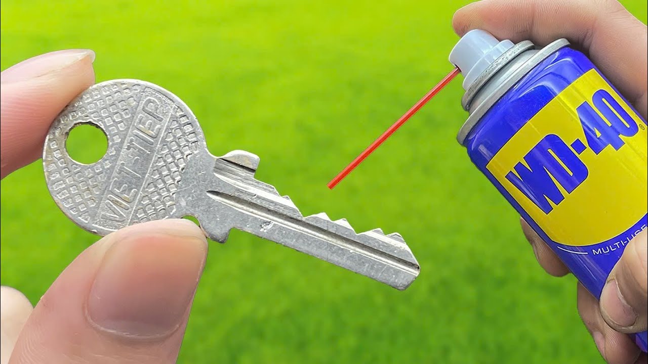 Restore a Stuck Door Lock, the Amazing Uses of WD-40 | CreationTips ...