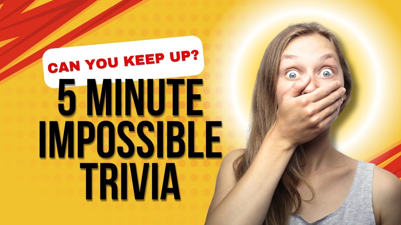 5-Minute Brain Buster: 100 Insanely Hard Trivia Questions! - YouTube
