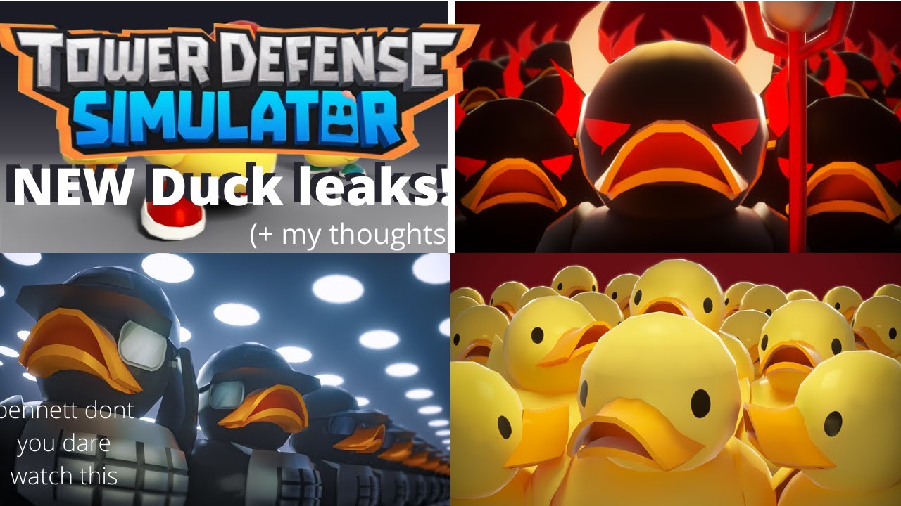 NEW Tower Defense Simulator Duck Leaks! (+ My Thoughts) - YouTube
