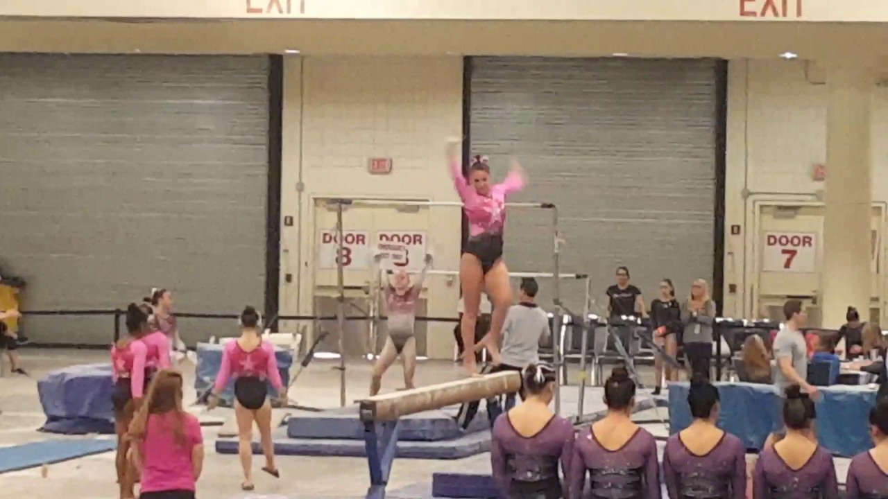 Tim Rand Invitational Beam- 9.5 - YouTube