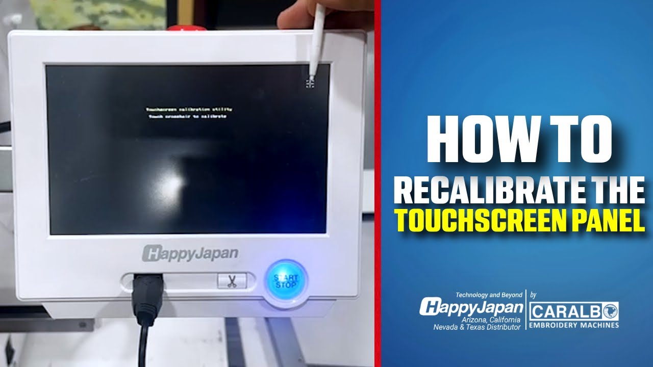How to Recalibrate the Touchscreen Panel on Your HappyJapan Machine | Step-by-Step Tutorial ...