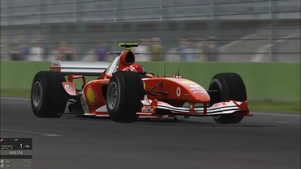 Assetto Corsa Imola Ferrari F2004 Step 1 World Record 1:09.678 TV Cam - YouTube
