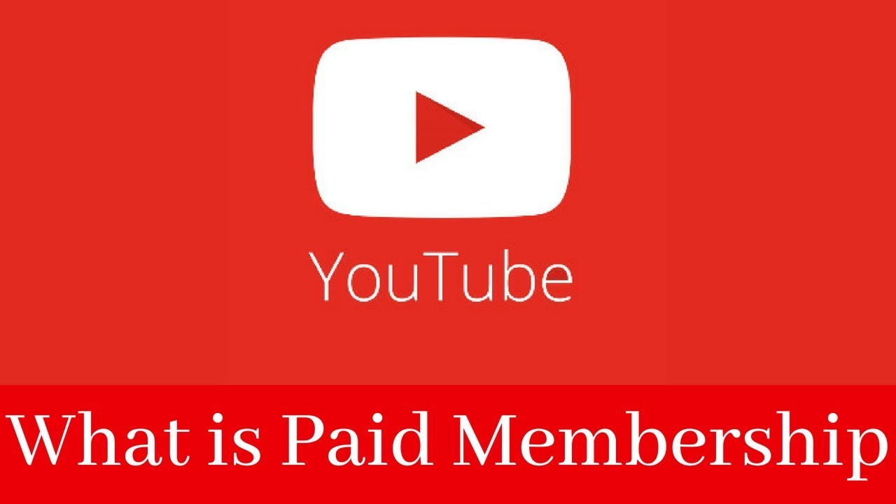 New YouTube Update Paid Membership | What is YouTube Paid Membership ...