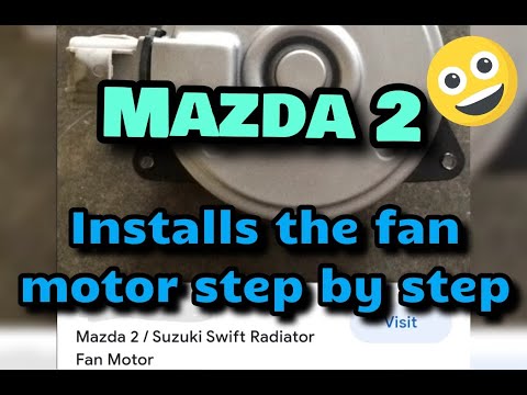 Mazda 2 membuka memasang motor fan step by step - YouTube
