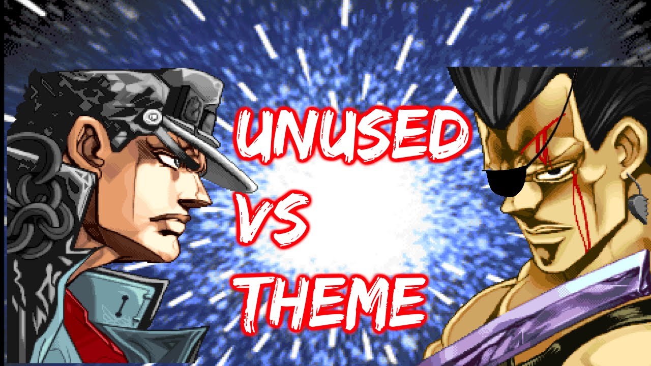 JoJo HFTF [UNUSED] Alternate Jotaro vs Anubis Polnareff/Black Polnareff ...