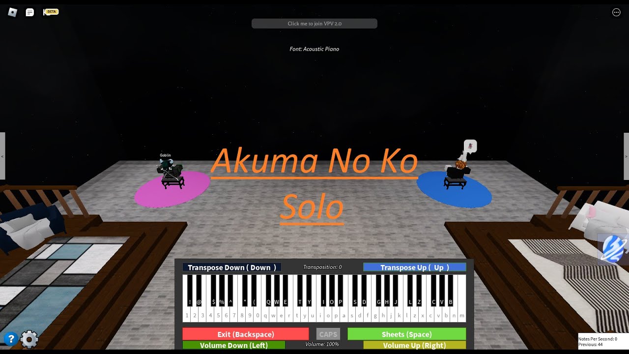 Akuma No Ko [AOT] | SOLO | ROBLOX PIANO - YouTube