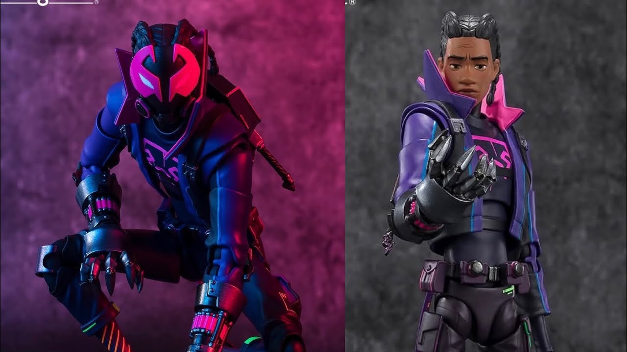New Sh Figuarts Spider-Man Miles Morales Prowler action figure ...