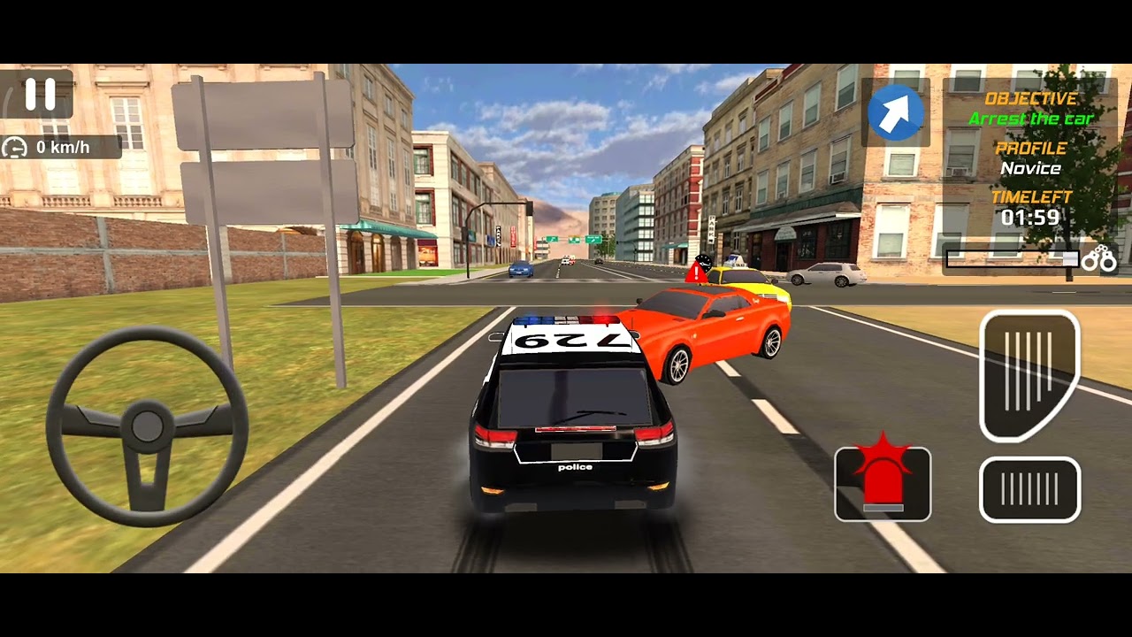 police car racing game mission complete - YouTube