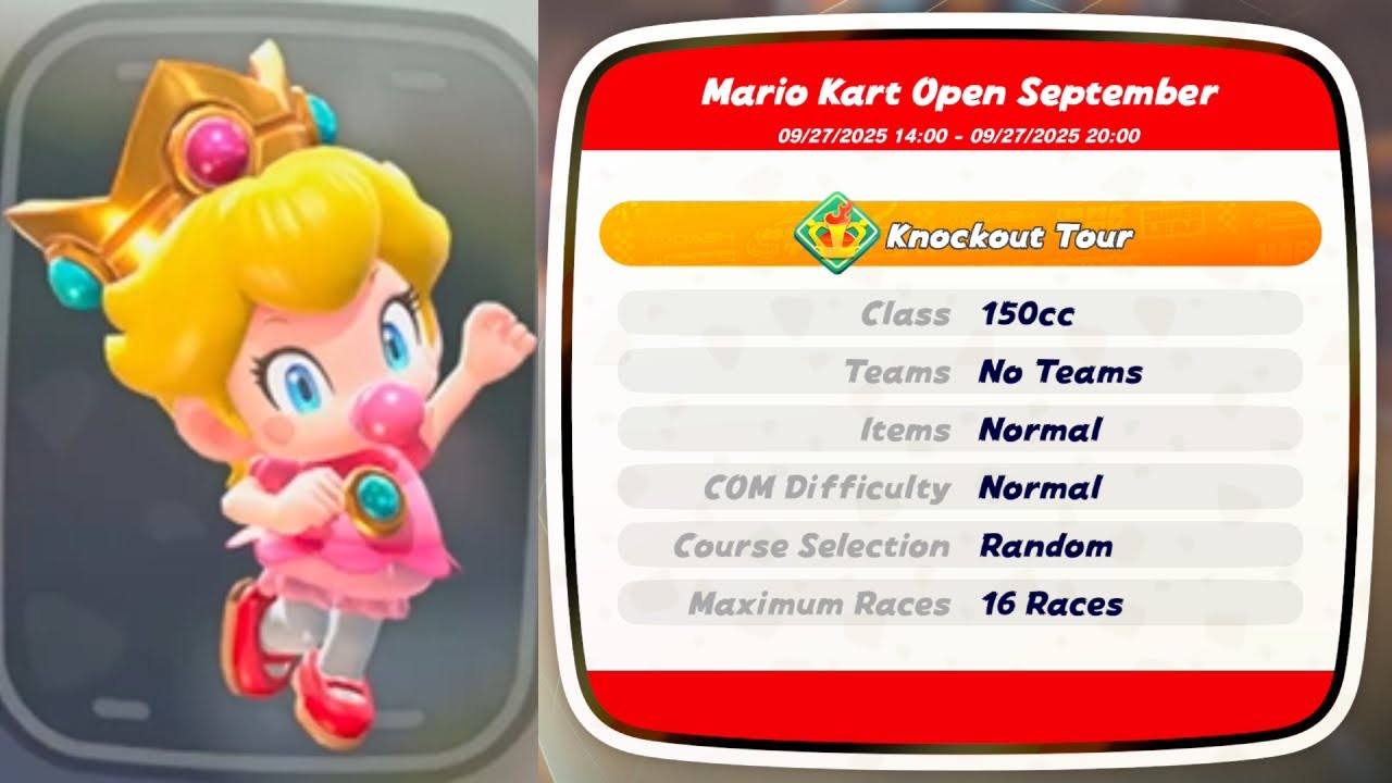 Mario Kart Open September | Mario Kart World Event w/ ATBPG - YouTube