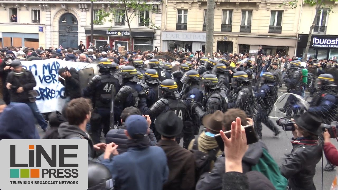Manifestation "Front Social". Incidents / Paris - France 08 mai 2017 ...