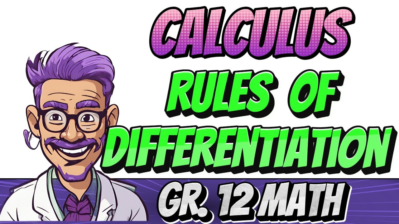 Calculus - First rule of Differentiation (Grade 12 Math) - YouTube