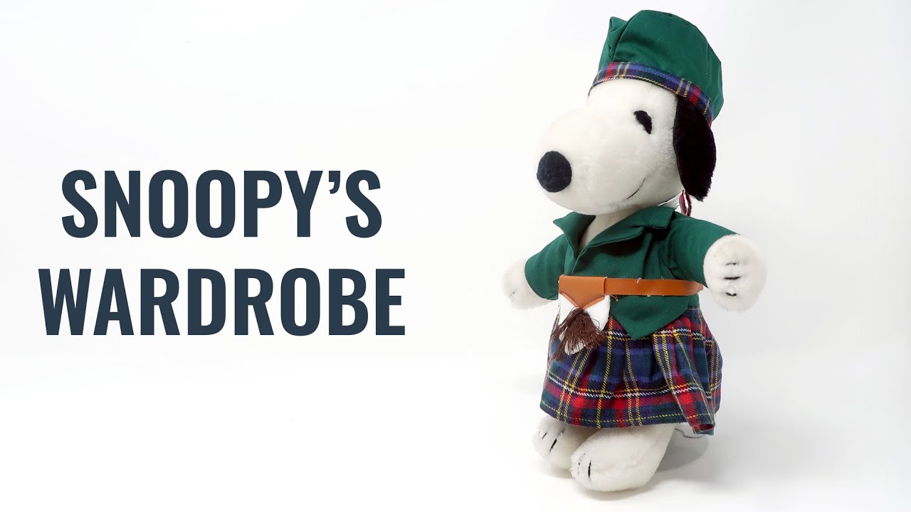 Snoopy's Wardrobe - Scottish Snoopy | CollectPeanuts.com - YouTube