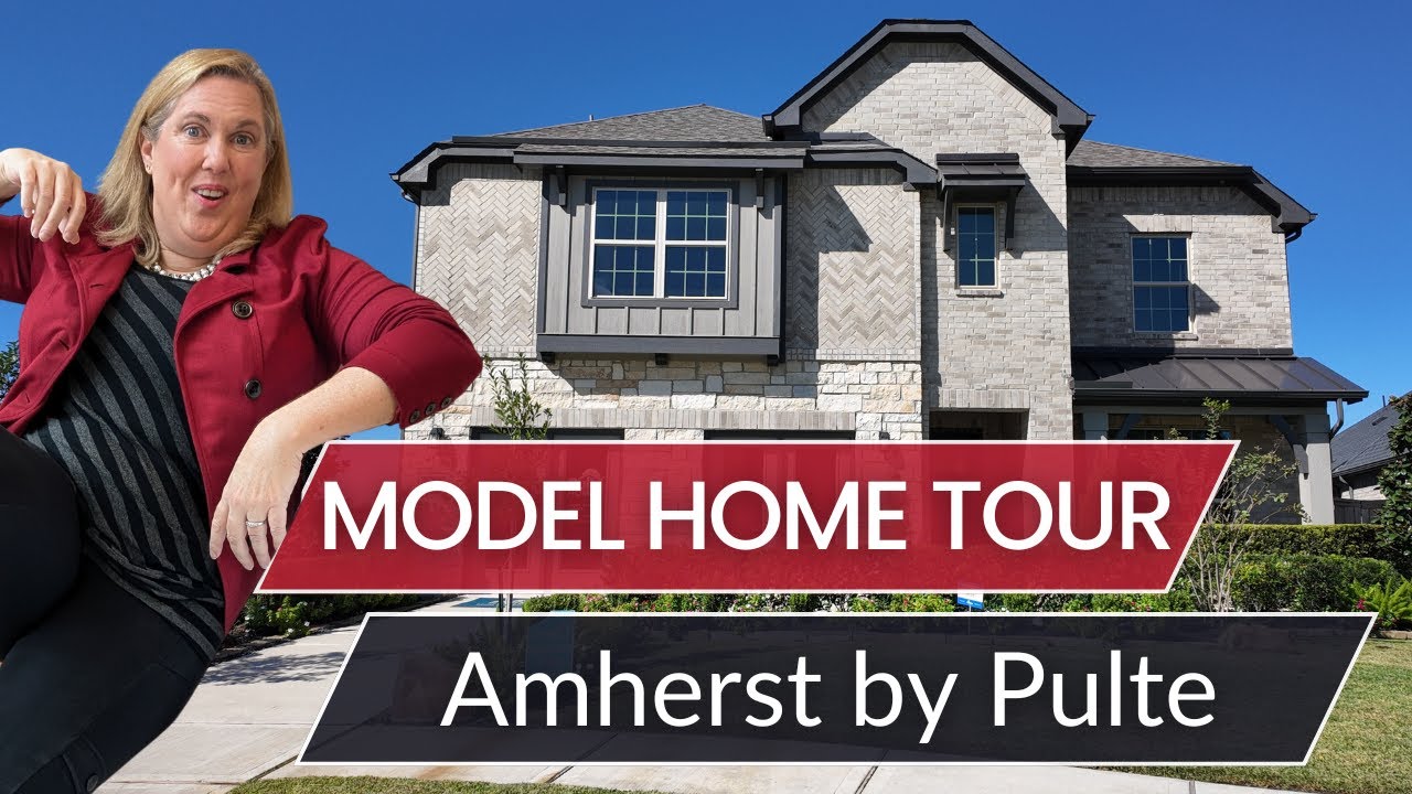 Affordable Luxury in Conroe, TX: The Amherst Model Home Tour by Pulte ...
