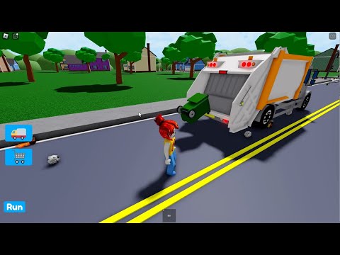 GARBAGE TRUCK STREET SWEEPING SIMULATOR ROBLOX GAMEPLAY #roblox # ...