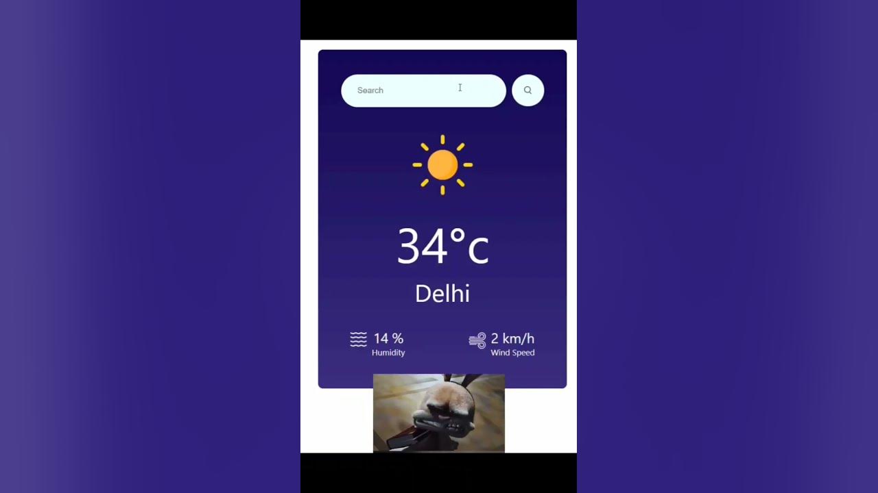 Live Weather App Using React Js Programming Reactjs Coding Shorts Youtube