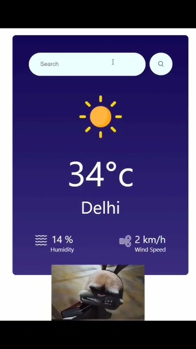 Live Weather App Using React Js Programming Reactjs Coding Shorts