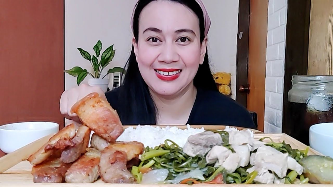 SINIGANG NA BABOY | PORK PINAKUPSAN | MUKBANG | MUKBANG PHILIPPINES ...
