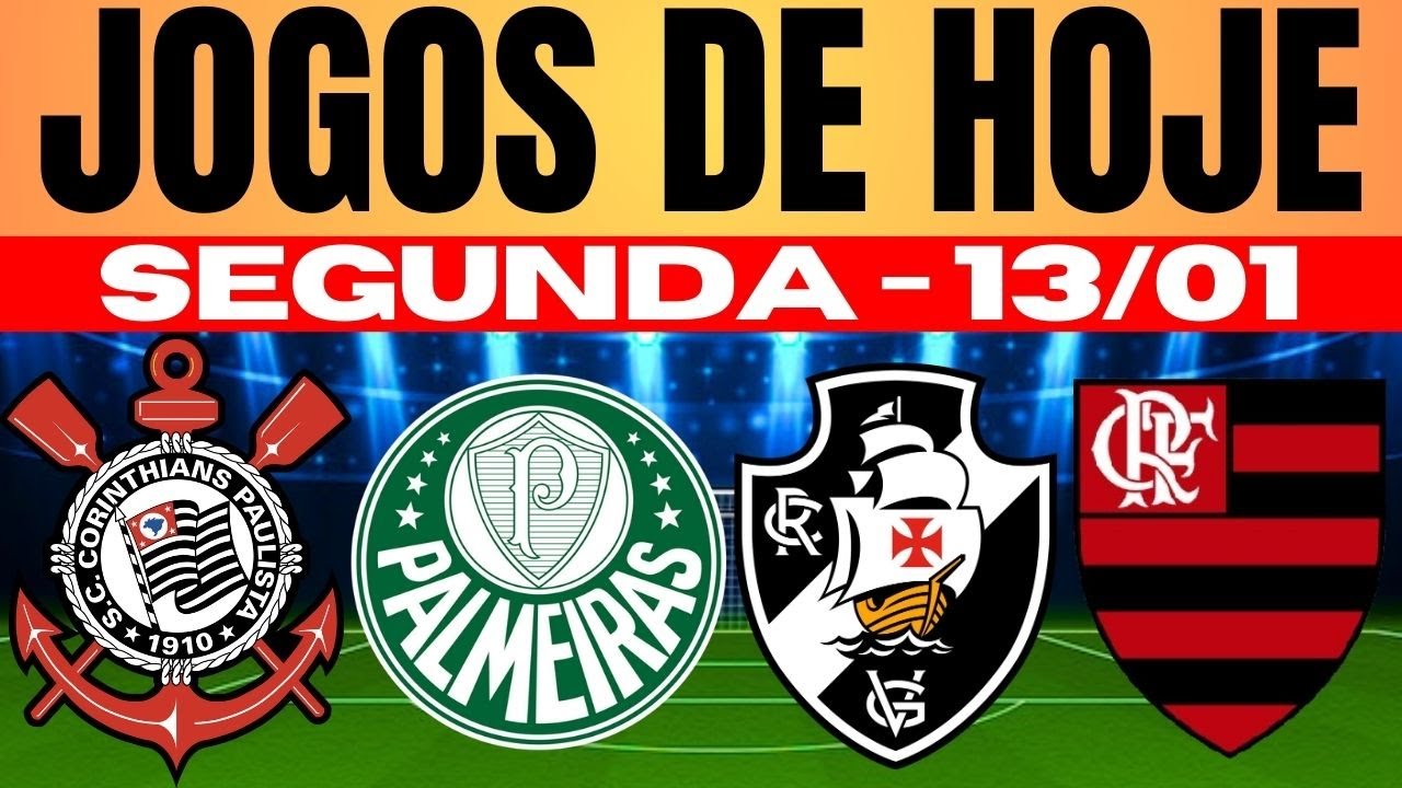 JOGOS DE HOJE | SEGUNDA-FEIRA 13/01/2025 | COPA SÃO PAULO 2025 ...