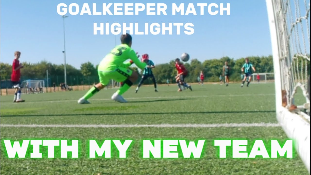 GOALKEEPER MATCH HIGHLIGHTS WITH MY NEW TEAM - YouTube