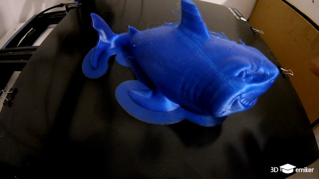 3D Druck Timelapse: Hai Bruce aus Findet Nemo - YouTube