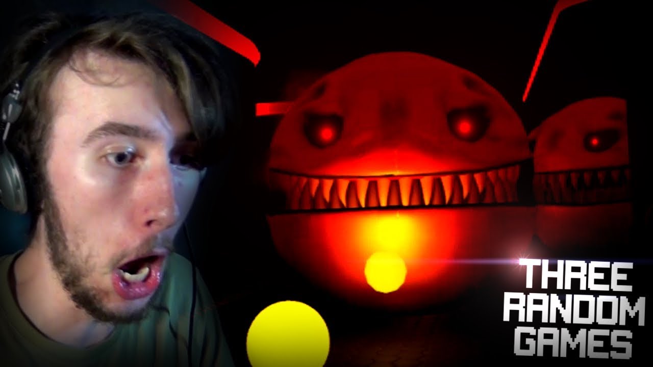 A PAC-MAN HORROR GAME. | 3 Random Horror Games - YouTube