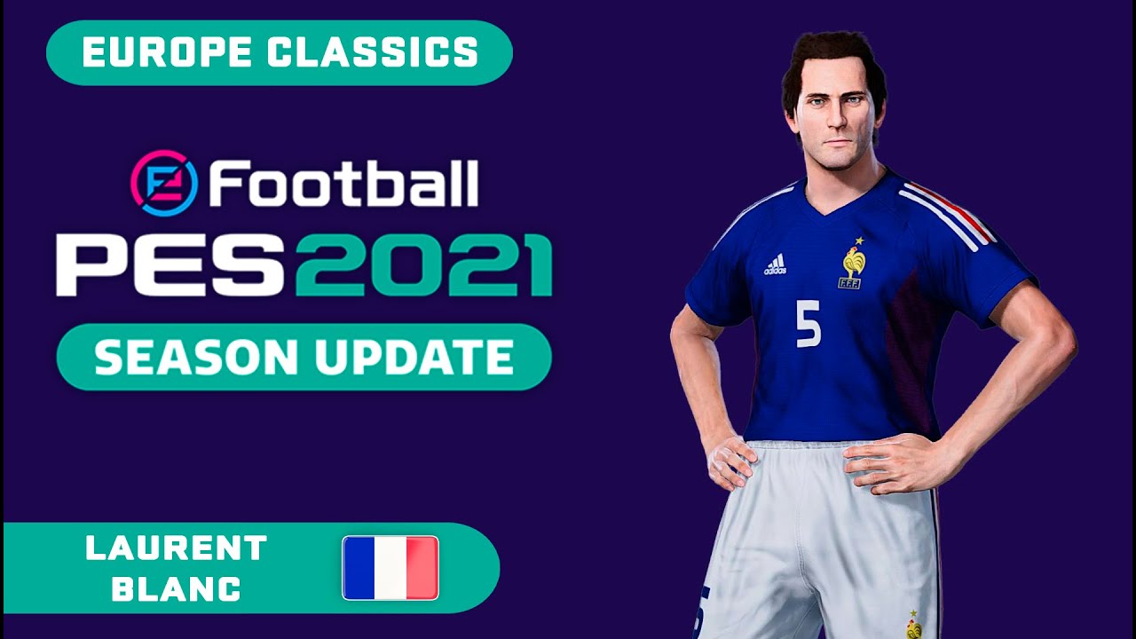 L. BLANC face+stats (Europe Classics) How to create in PES 2021 - YouTube