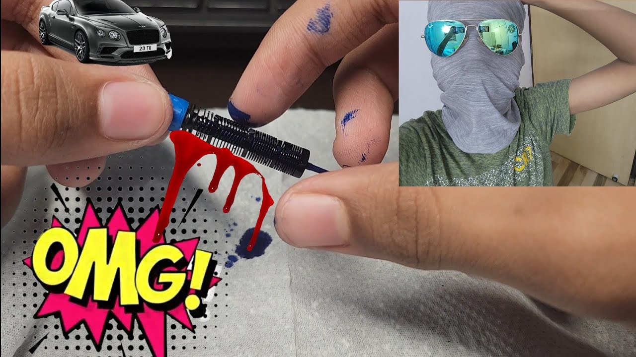 What did I just found inside the Uniball Eye pen!!! 😲🤫|Bisection of pen ...