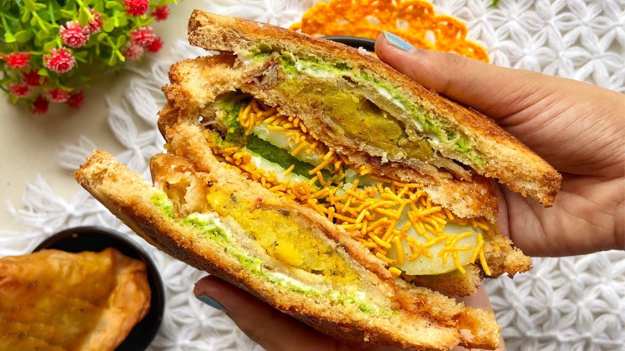 Samosa Cheese Sandwich | Monsoon Special Day -2 | 5 minutes recipes ...