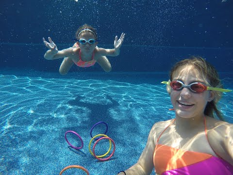 Underwater Gymnastics Challenge (Summer swim edition pt. 1)