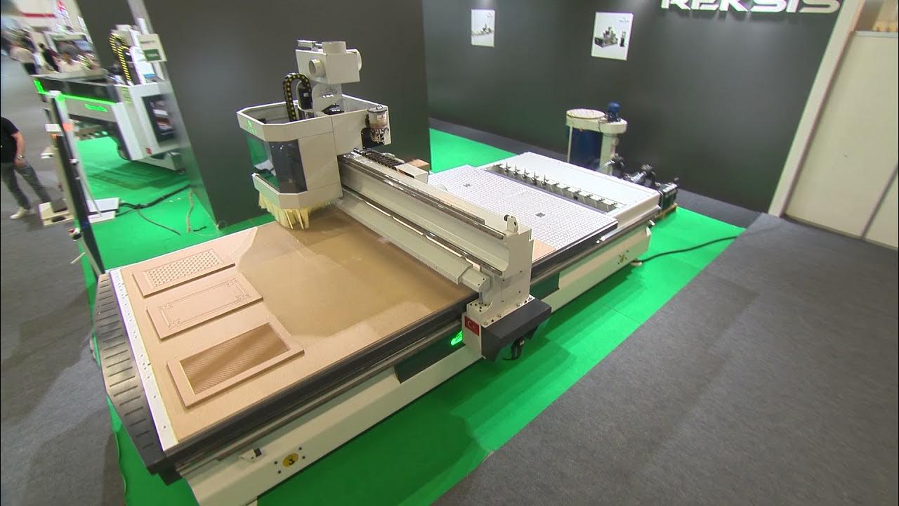 Reksis Cnc Treks K100 Yüksek hız cnc router ahşap işleme makinesi - YouTube