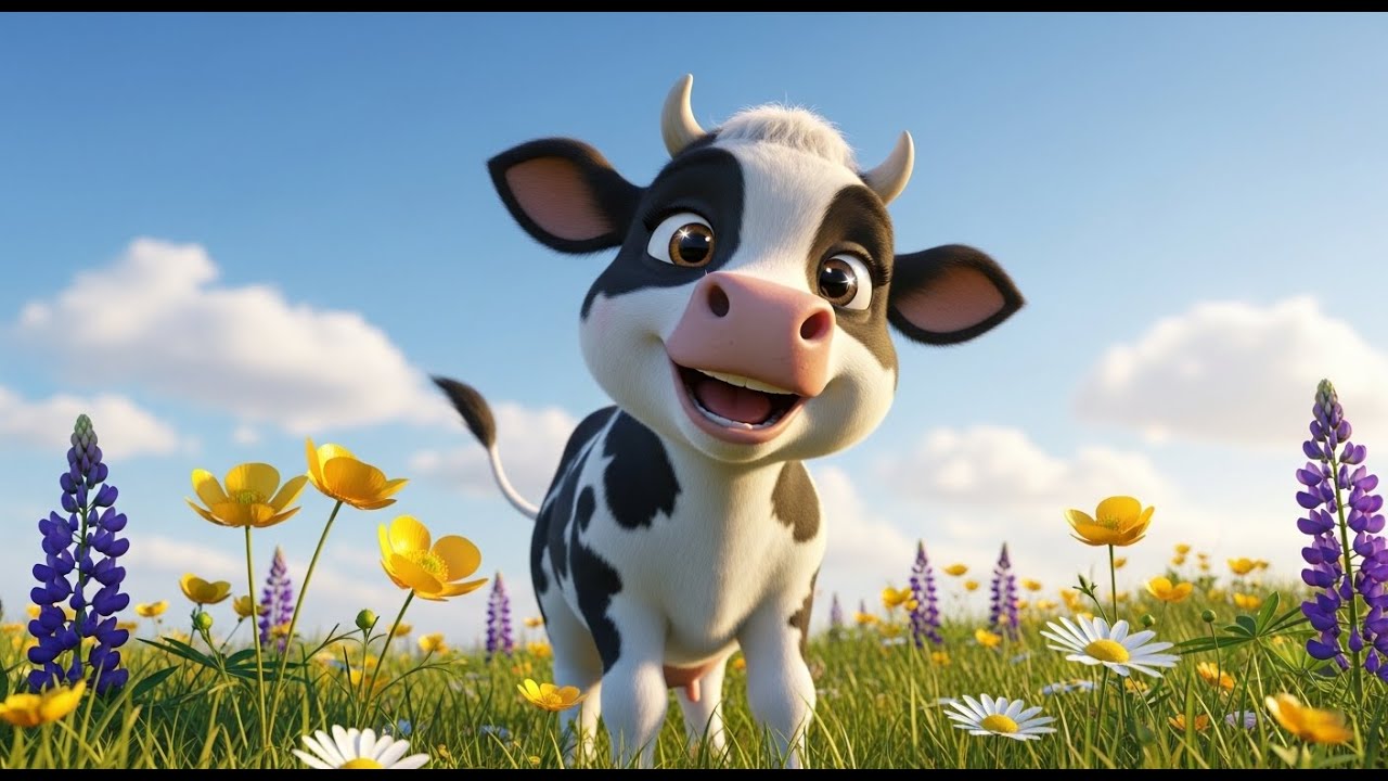 Baby Cow Say Moo Moo Moo | Fun Animal Song for Kids | Toddler Sing ...