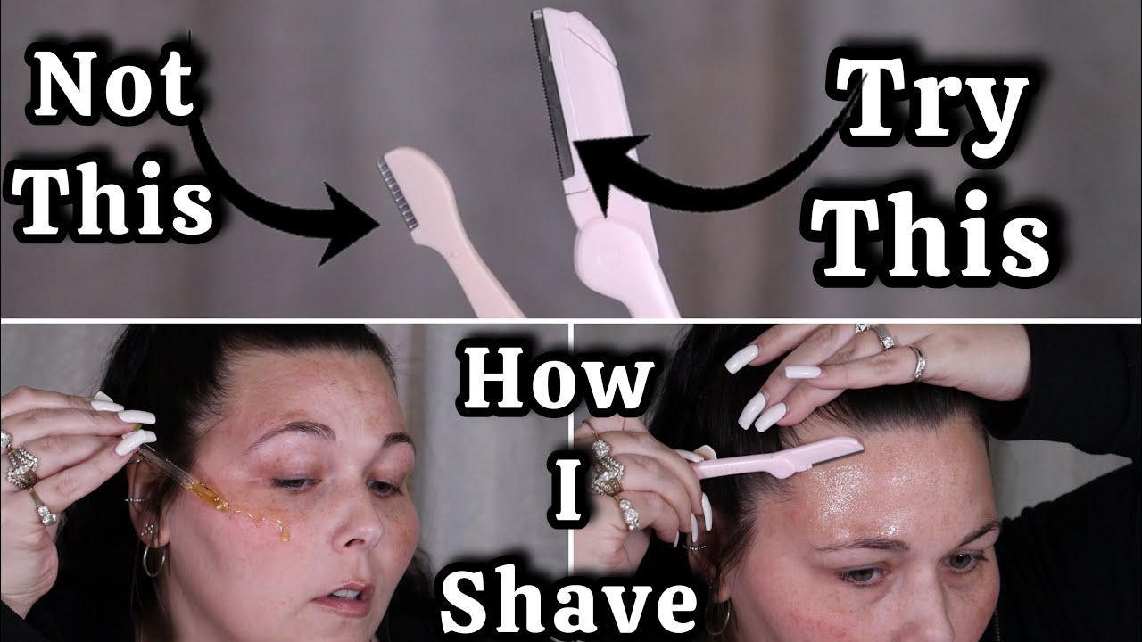 STEP BY STEP: HOW I SHAVE MY FACE - YouTube