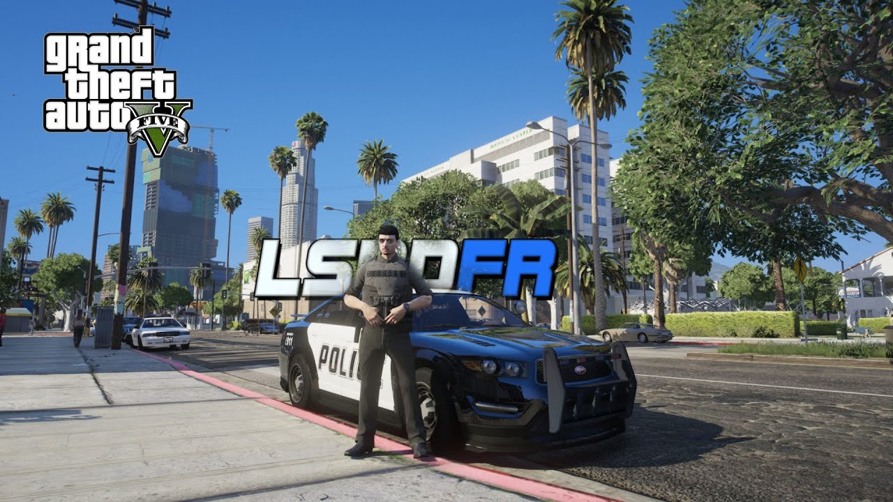 GTA V LSPDFR - REALISTIC GRAPHICS MOD LSPDFR - YouTube
